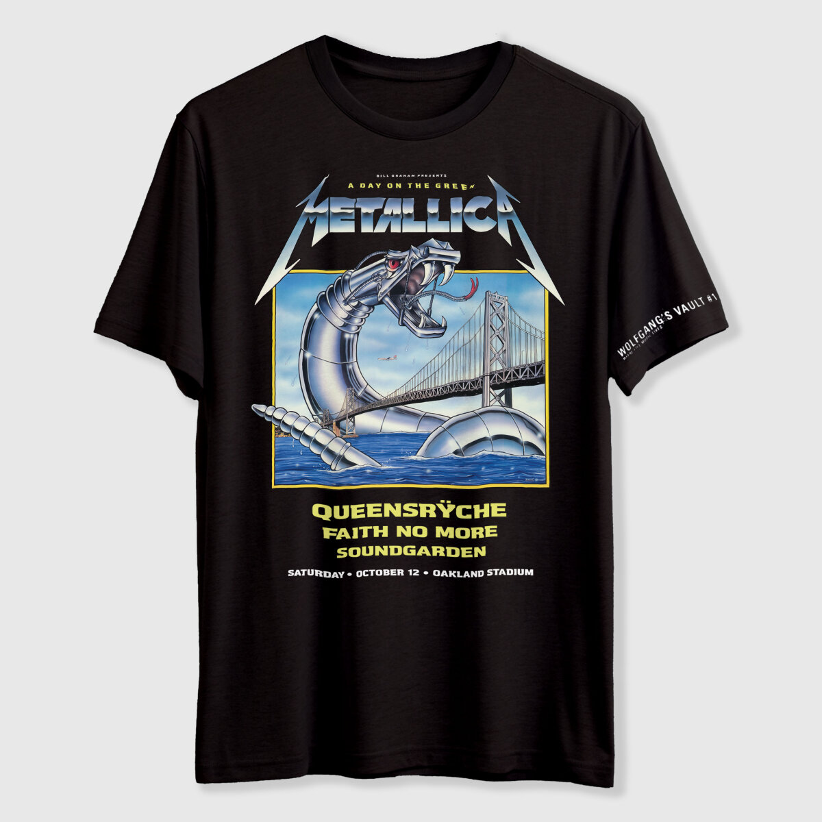 Metallica Limited Edition T-Shirt from Oakland Coliseum Stadium, Oct 12 ...