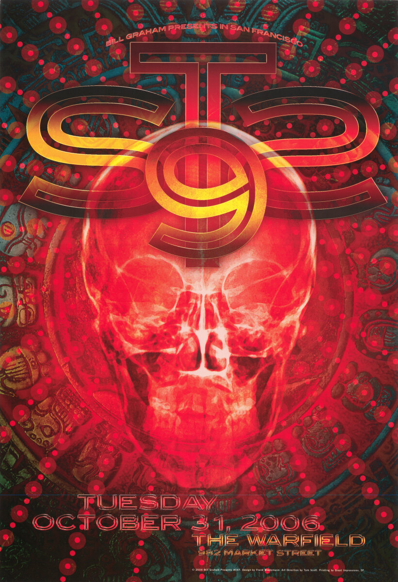 Sound Tribe Sector 9 Vintage Concert Poster from Warfield Theatre, Oct ...