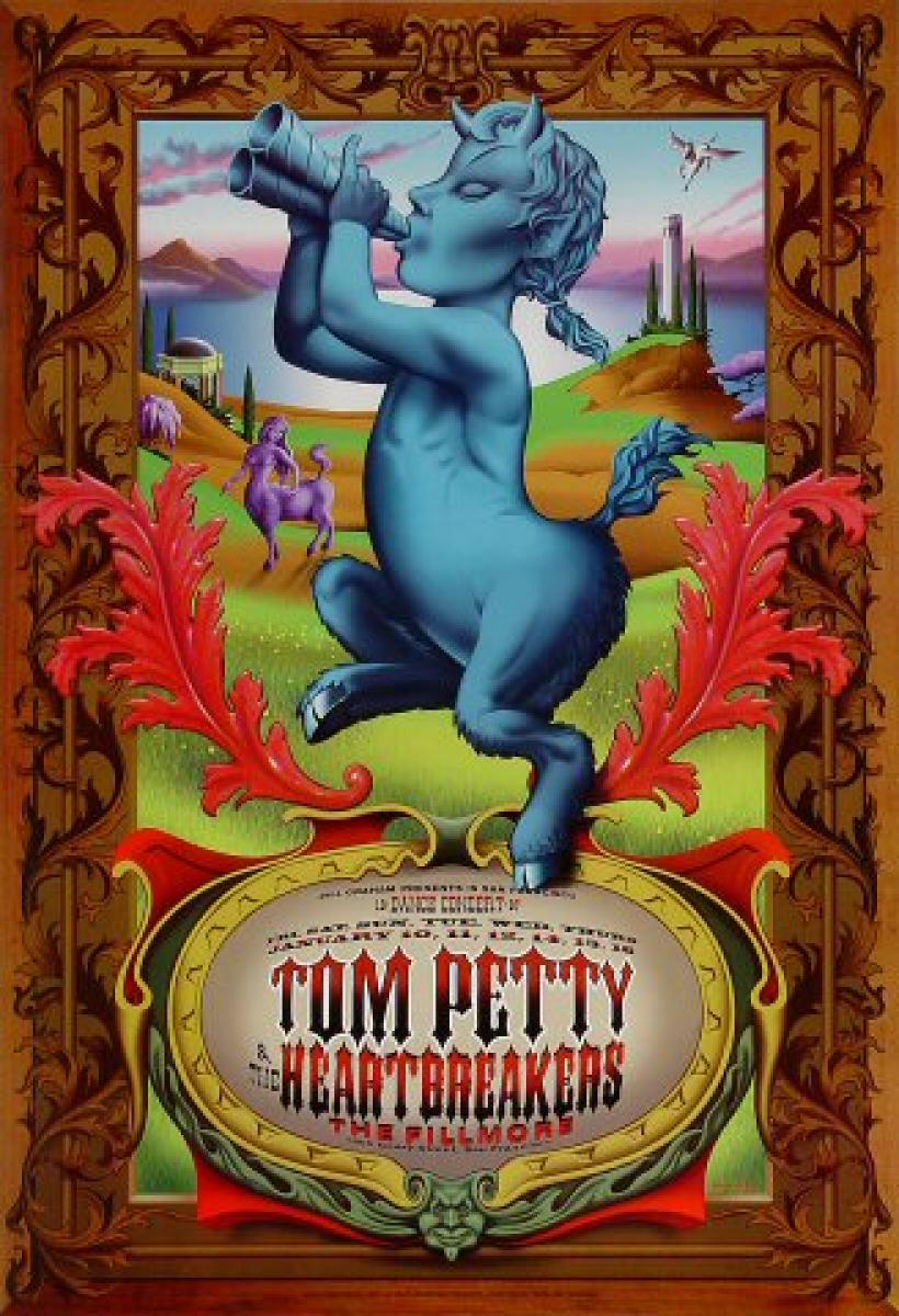 Tom Petty & the Heartbreakers Vintage Concert Poster from Fillmore ...