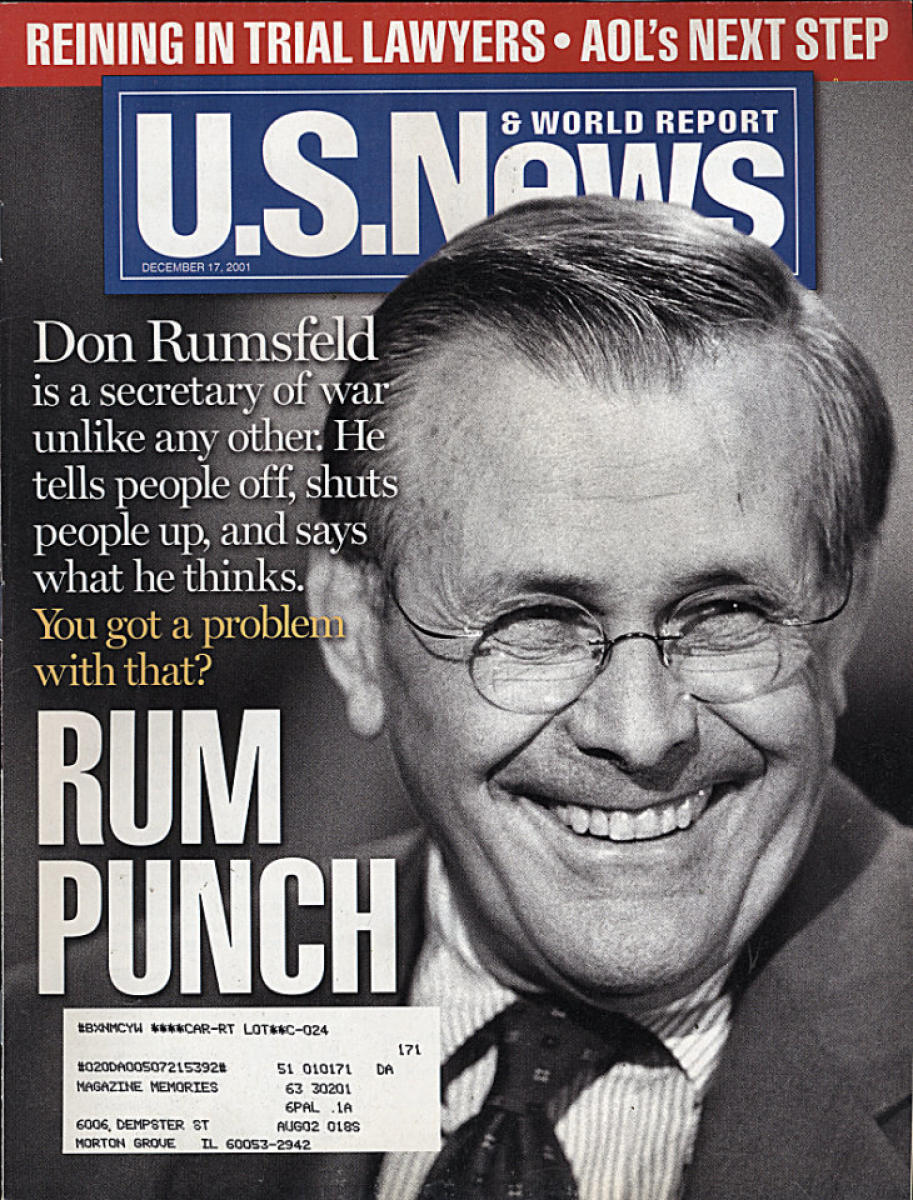 U.S. News & World Report | December 17, 2001 at Wolfgang's