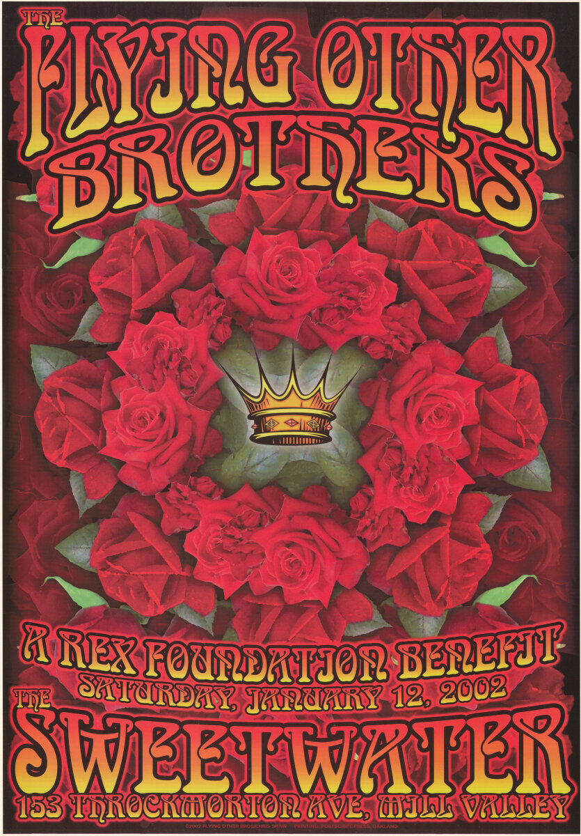 The Flying Other Brothers Vintage Concert Poster from Sweetwater, Jan ...
