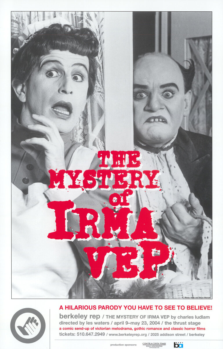 The Mystery of Irma Vep Vintage Concert Poster from Berkeley, Apr 9 ...